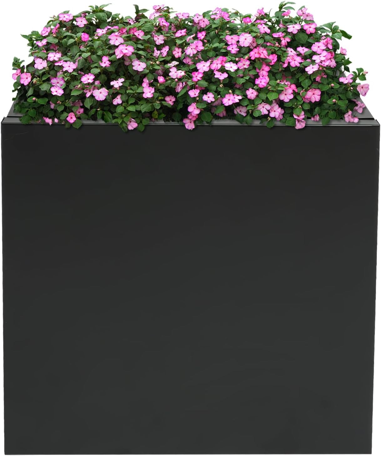 16" L x16 W x16 H Metal Flower Boxes Planter Boxes Outdoor Raised ...