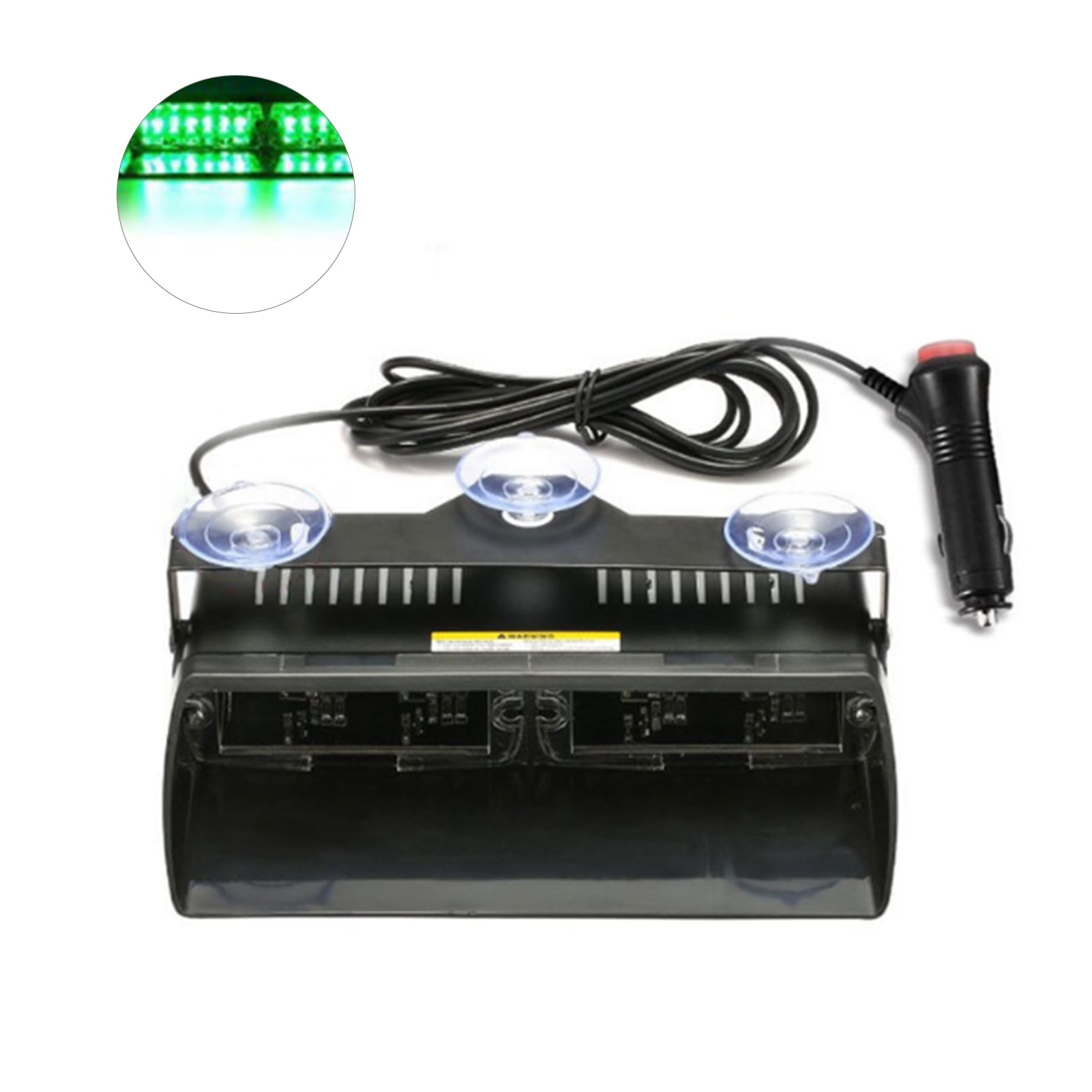 16 LED High Intensity Windshield Emergency Hazard Warning Light Strobe ...