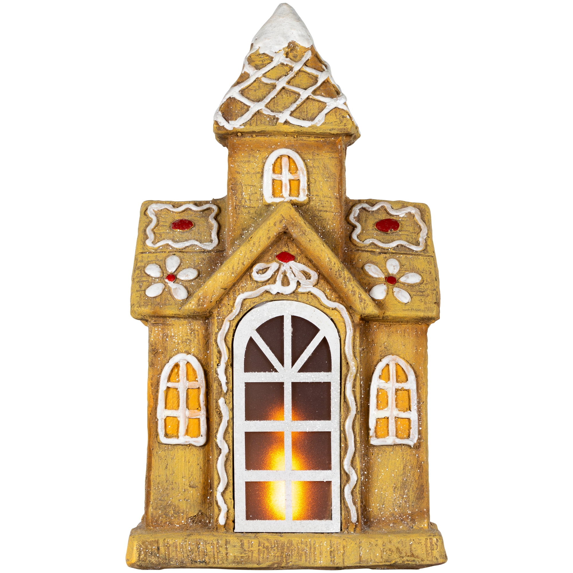Northlight LED Lighted Gingerbread House with Icing Accents Christmas ...