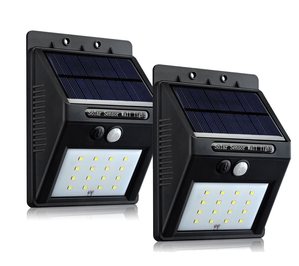 16 LED Outdoor Solar Powered Wireless Waterproof Security Motion Sensor ...