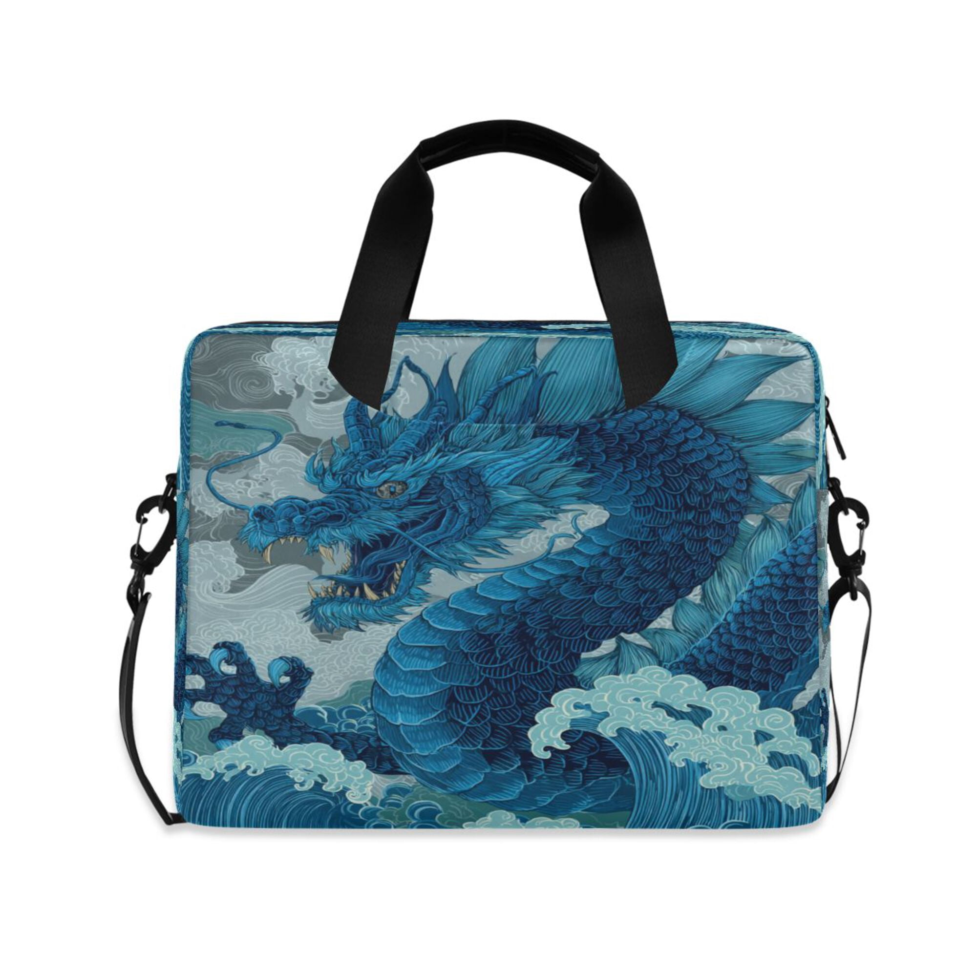 16" Laptop Briefcase, Detachable Anti-Slip Shoulder Strap, Multi ...