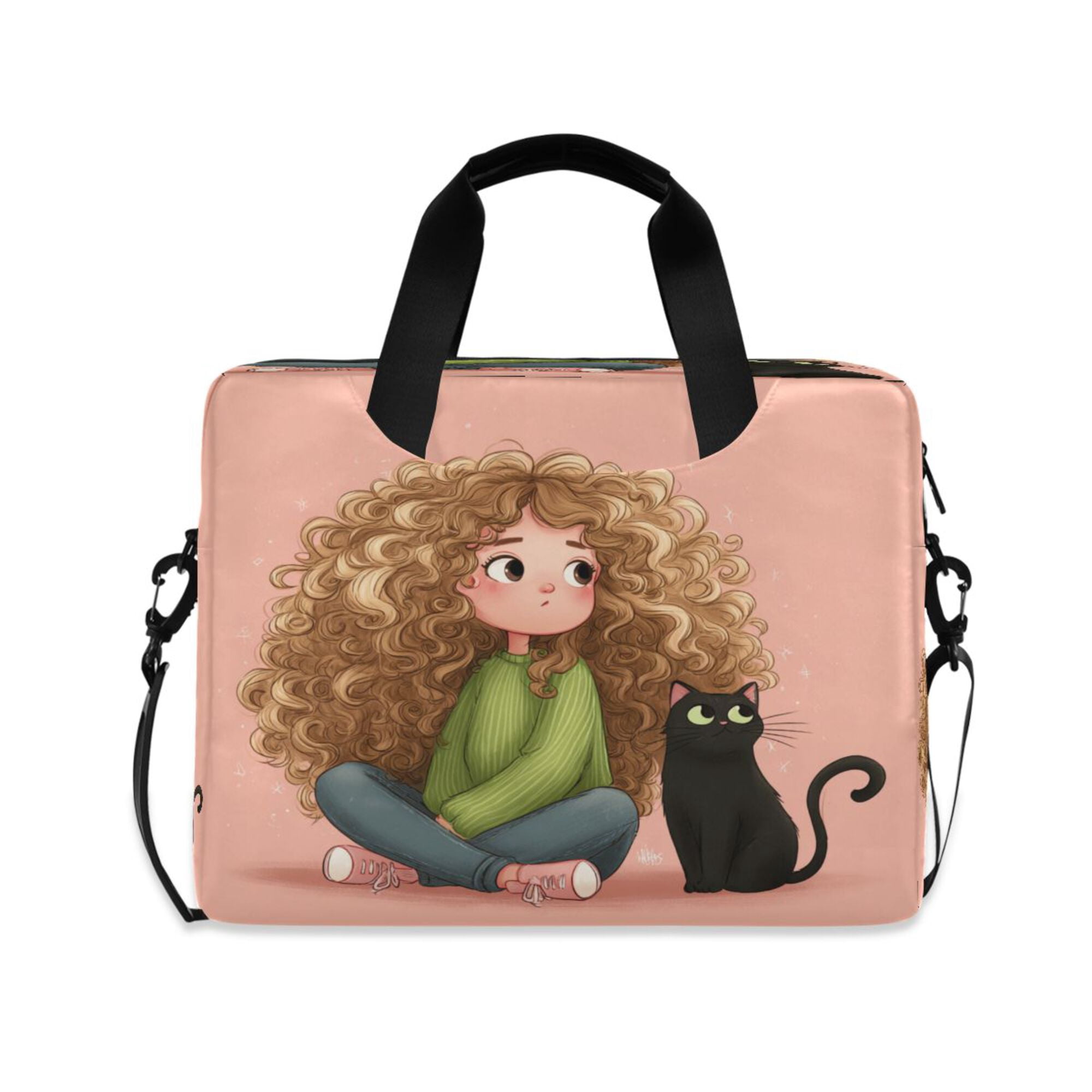 16" Laptop Briefcase, Detachable Anti-Slip Shoulder Strap, Multi ...