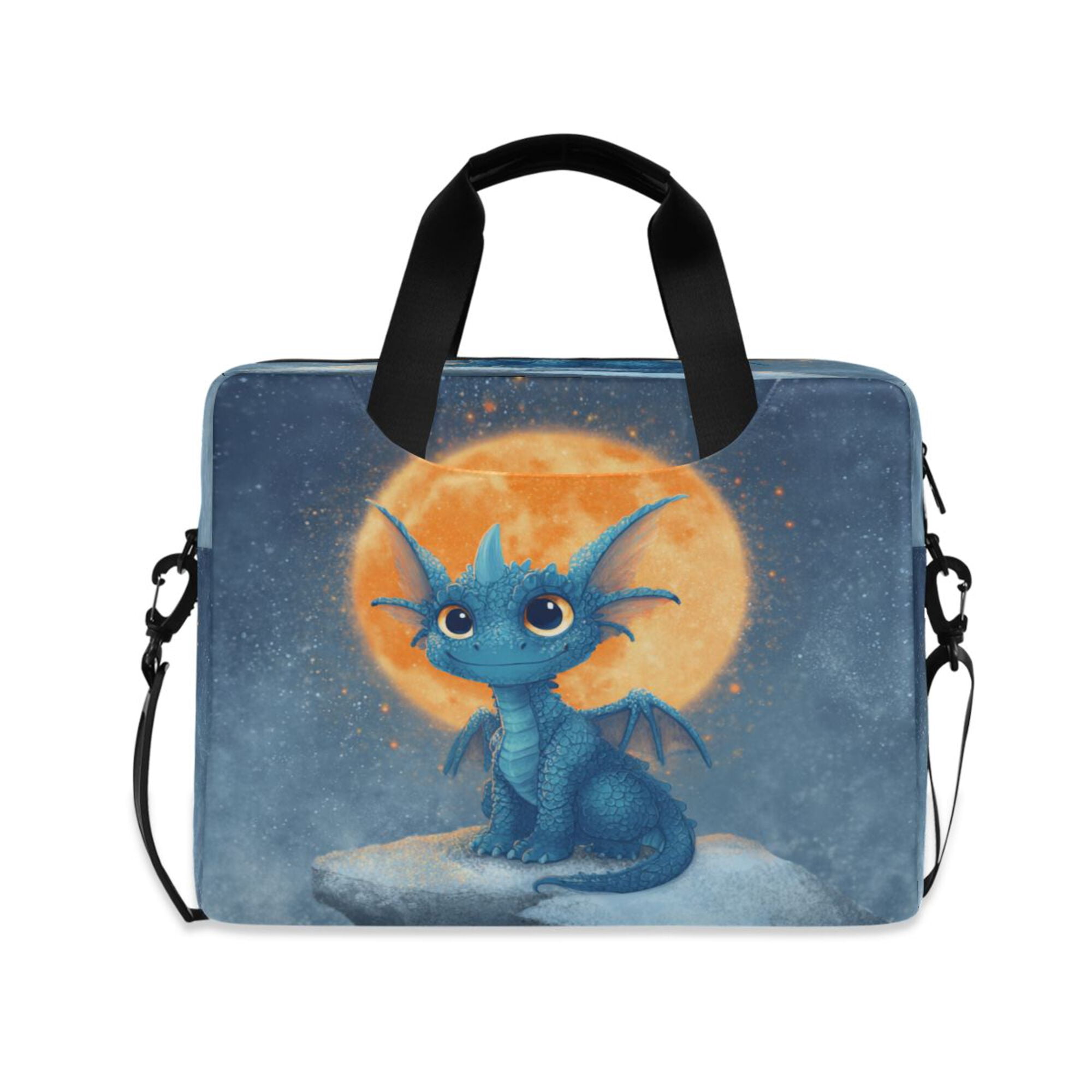 16" Laptop Briefcase, Detachable Anti-Slip Shoulder Strap, Multi ...