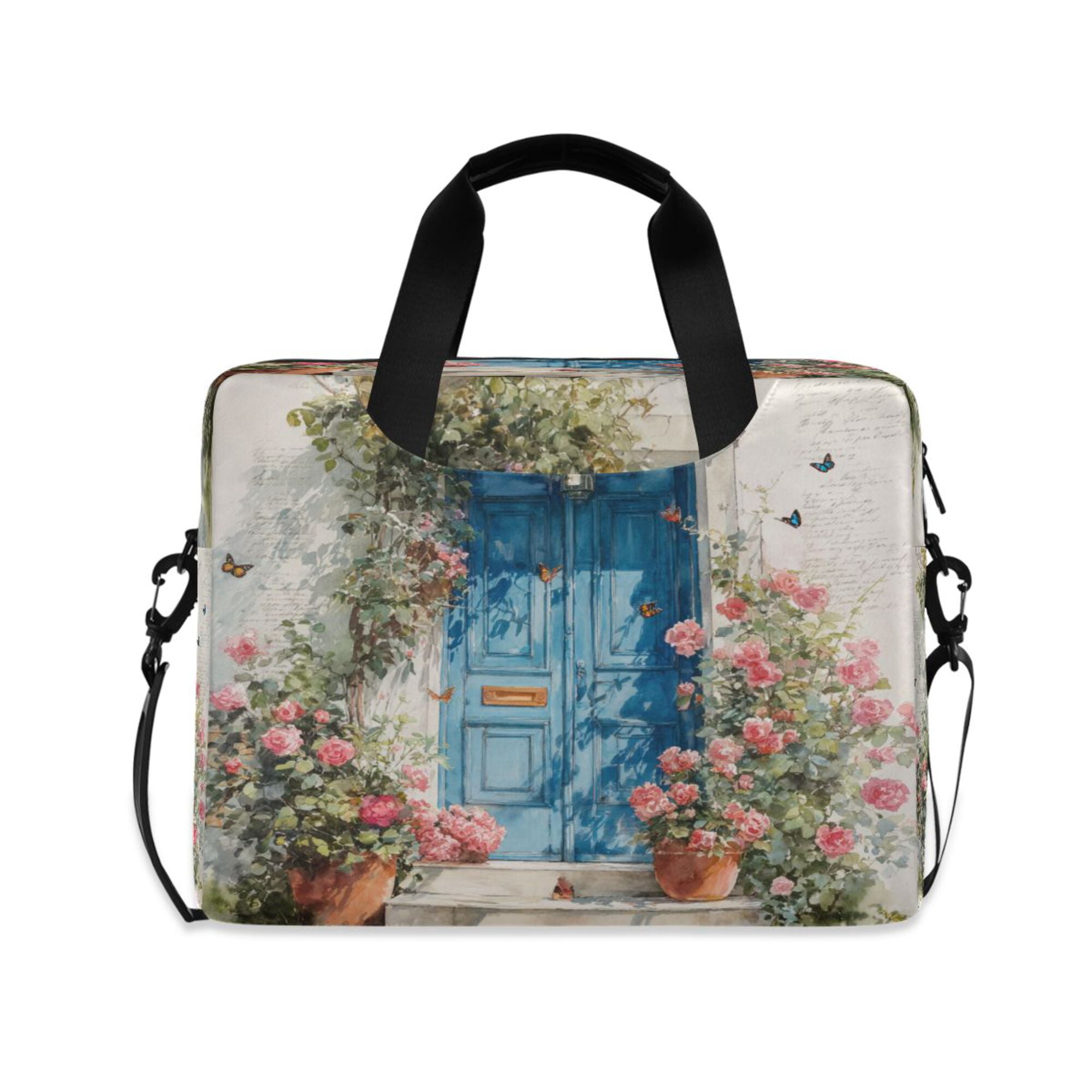 16" Laptop Briefcase, Detachable Anti-Slip Shoulder Strap, Multi ...