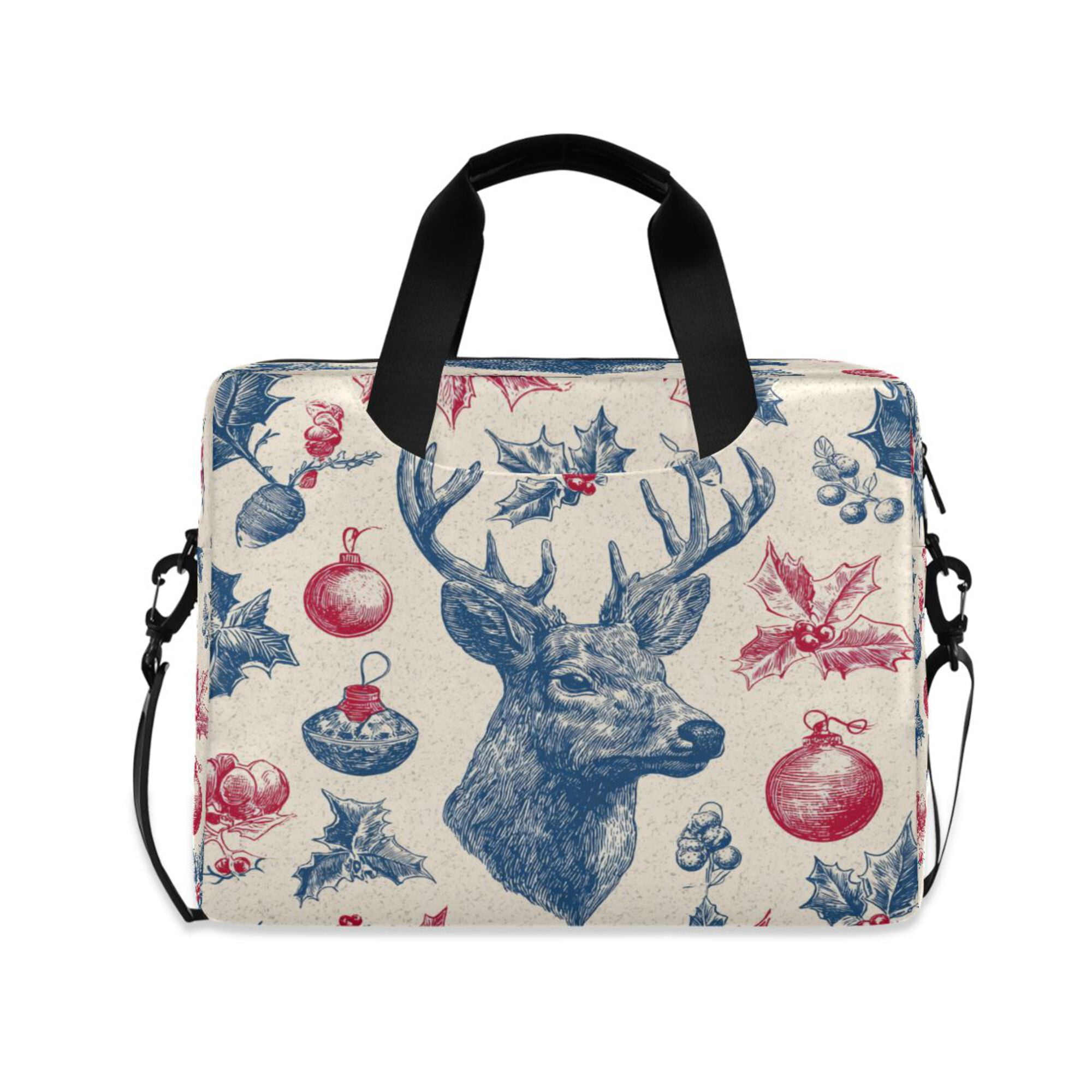 16" Laptop Briefcase, Detachable Anti-Slip Shoulder Strap, Multi ...