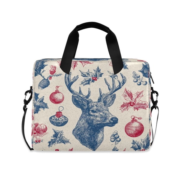 16" Laptop Briefcase, Detachable Anti-Slip Shoulder Strap, Multi ...