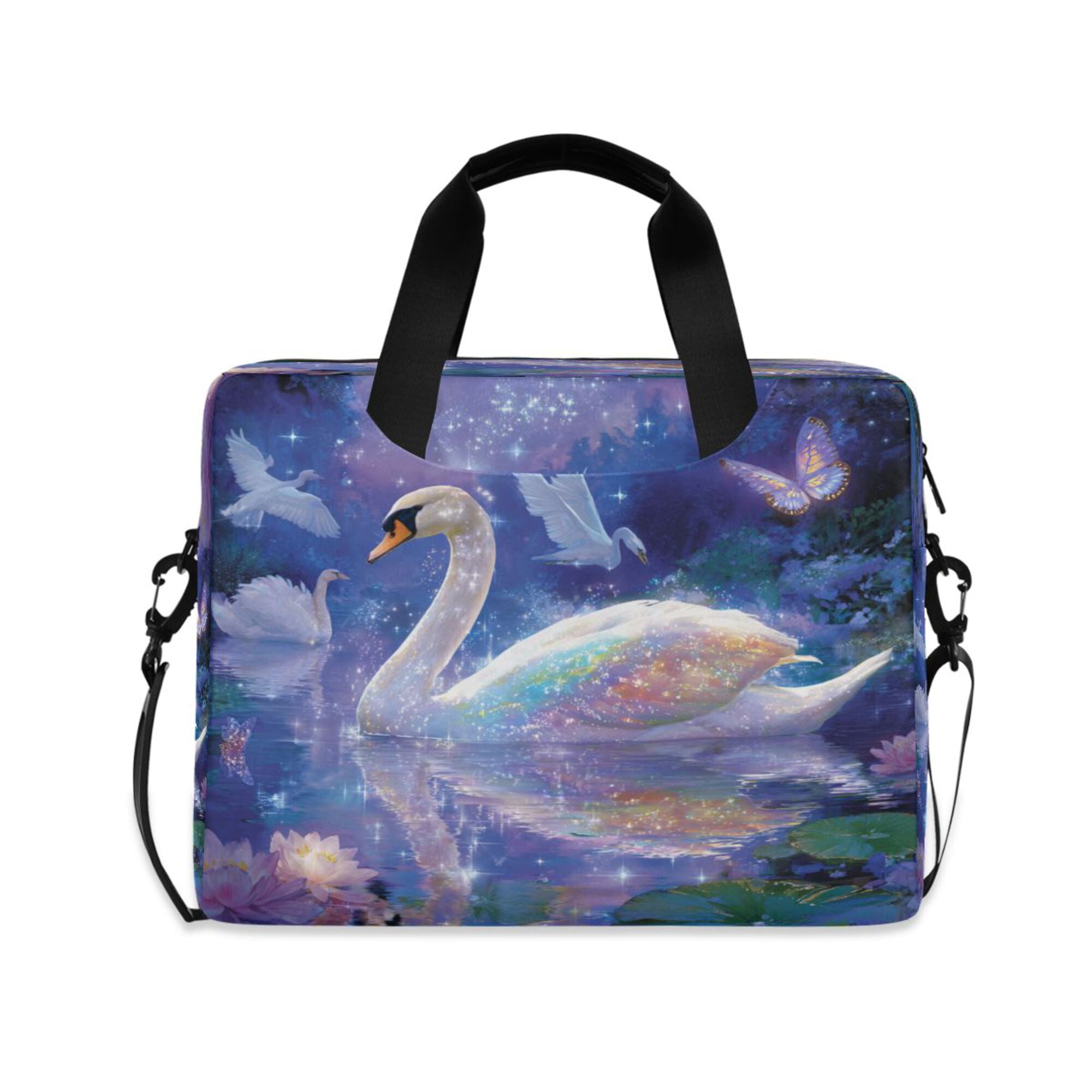 16" Laptop Briefcase, Detachable Anti-Slip Shoulder Strap, Multi ...