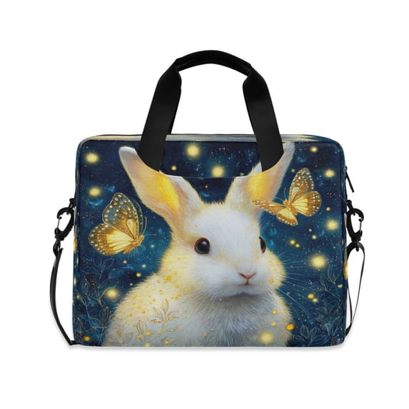 16" Laptop Briefcase, Detachable Anti-Slip Shoulder Strap, Multi ...