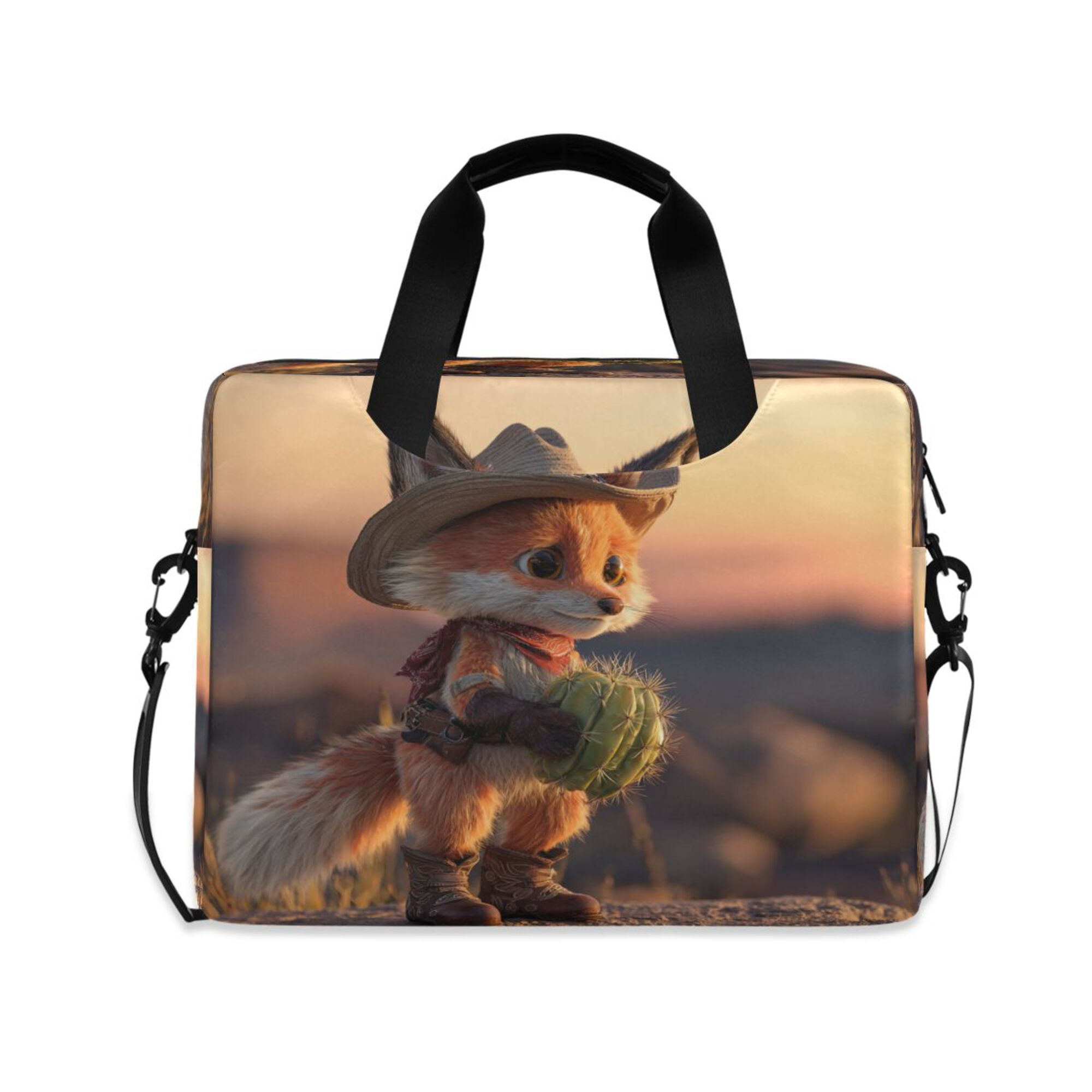 16" Laptop Briefcase, Detachable Anti-Slip Shoulder Strap, Multi ...