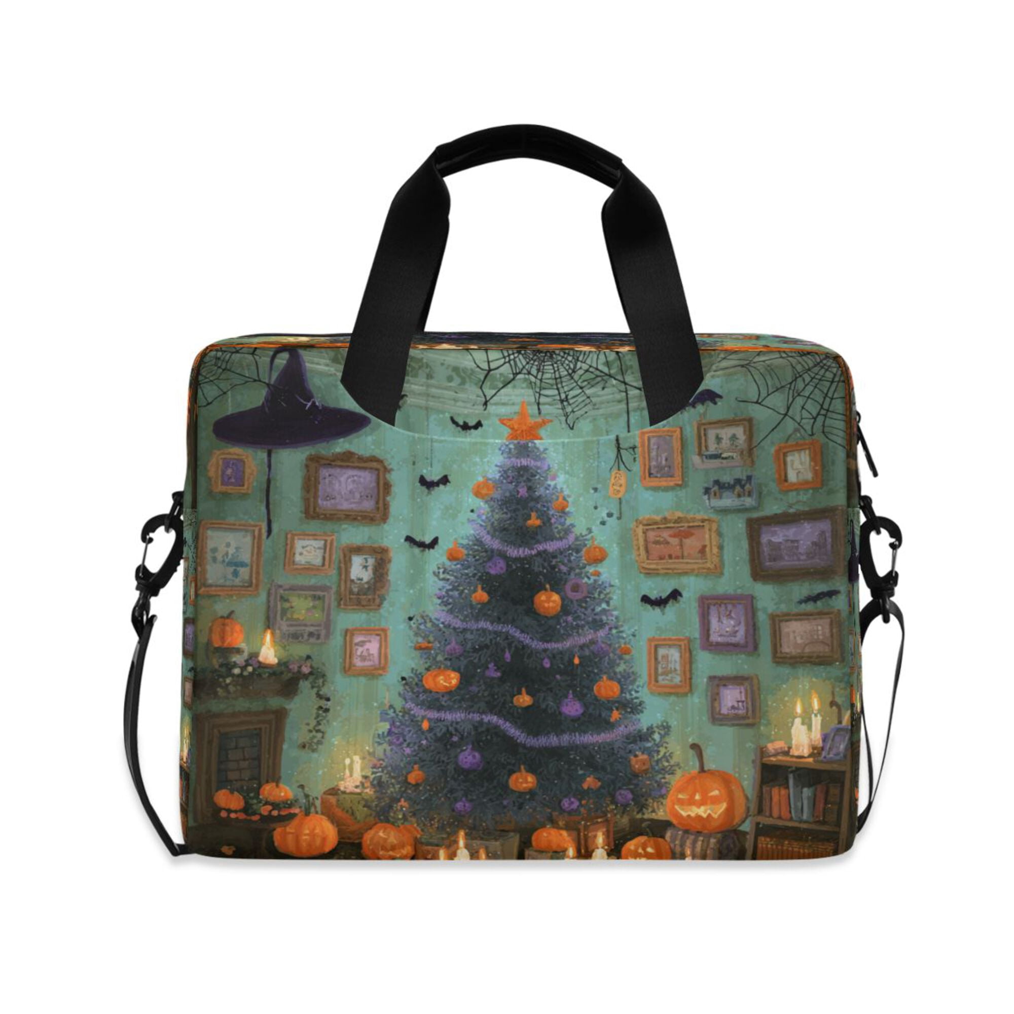 16" Laptop Briefcase, Detachable Anti-Slip Shoulder Strap, Multi ...