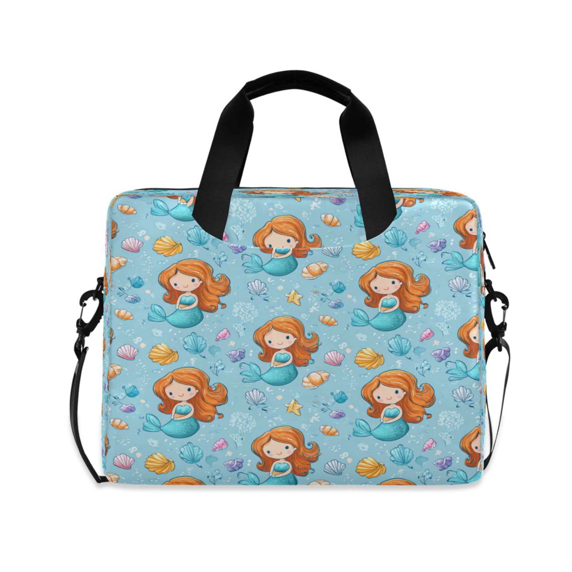 16" Laptop Briefcase, Detachable Anti-Slip Shoulder Strap, Multi ...