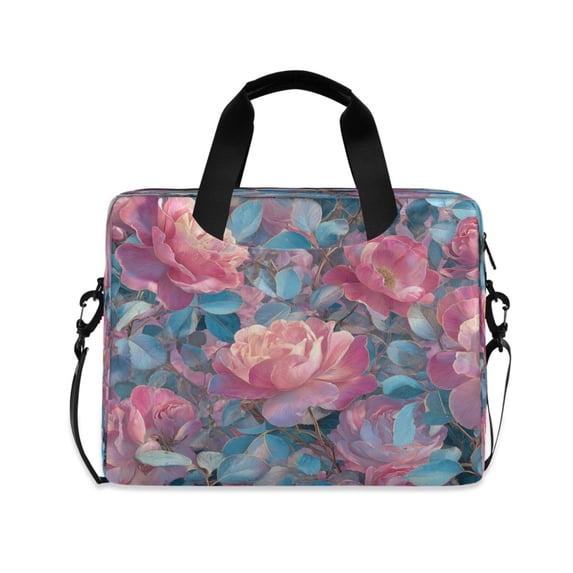 16" Laptop Briefcase, Detachable Anti-Slip Shoulder Strap, Multi ...