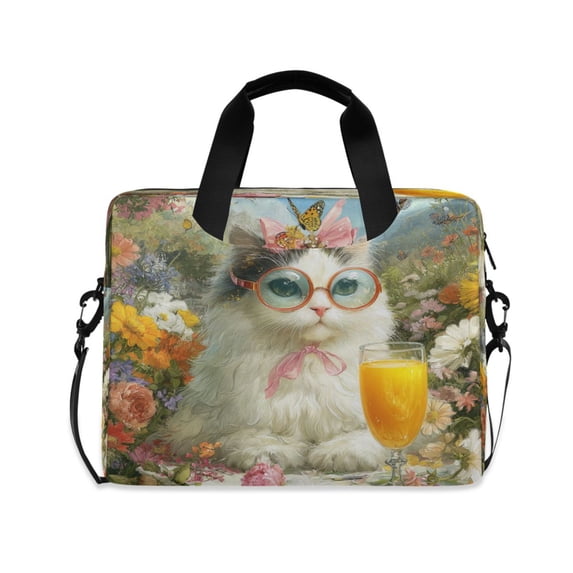 16" Laptop Briefcase, Detachable Anti-Slip Shoulder Strap, Multi ...