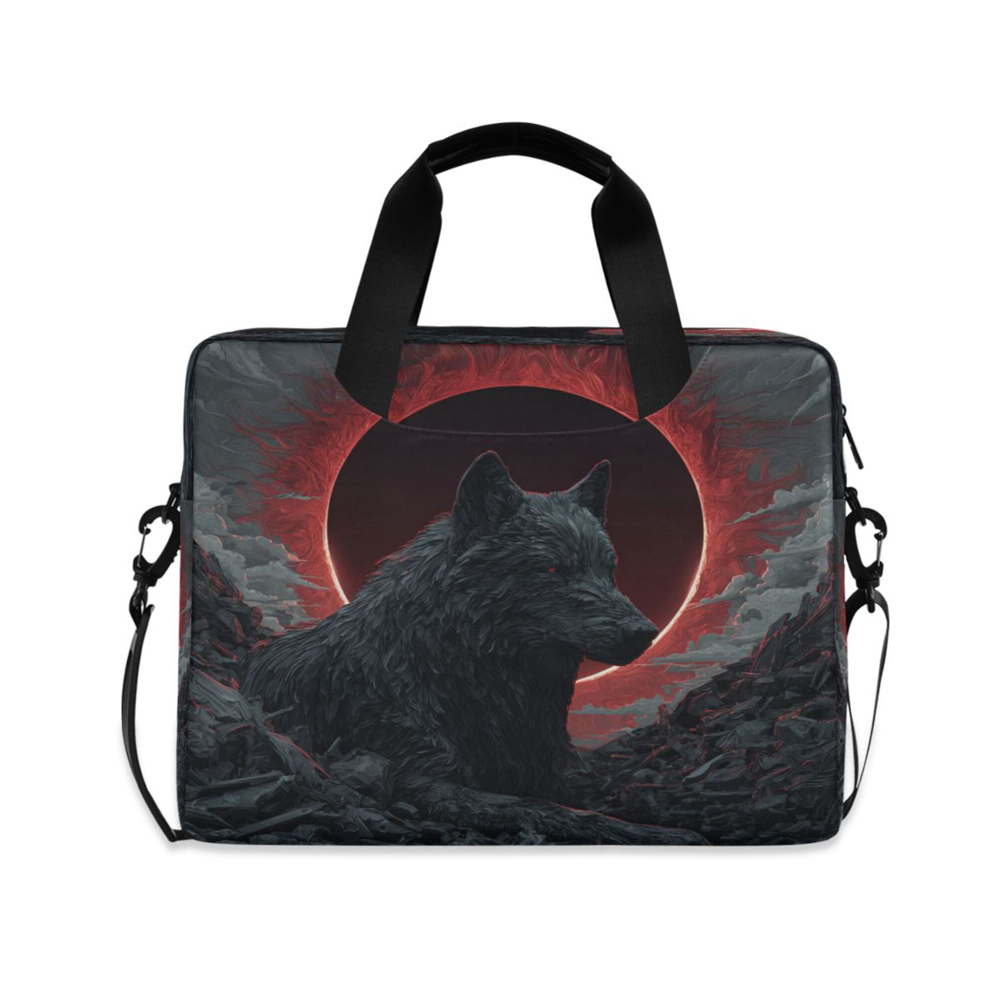 16" Laptop Briefcase, Detachable Anti-Slip Shoulder Strap, Multi ...