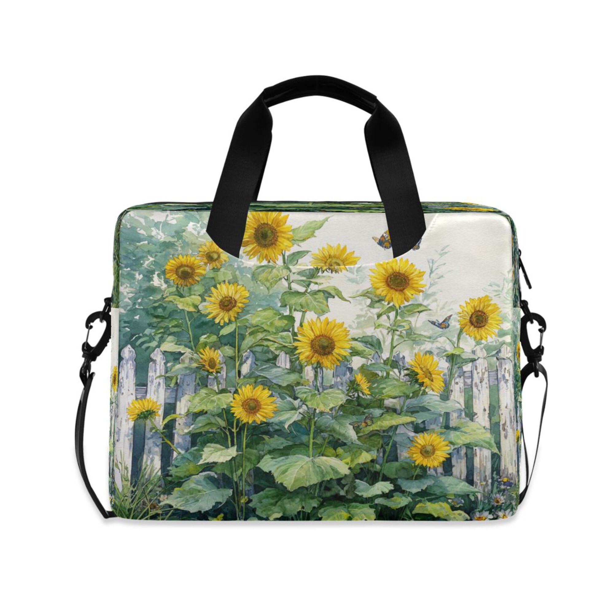 16" Laptop Briefcase, Detachable Anti-Slip Shoulder Strap, Multi ...