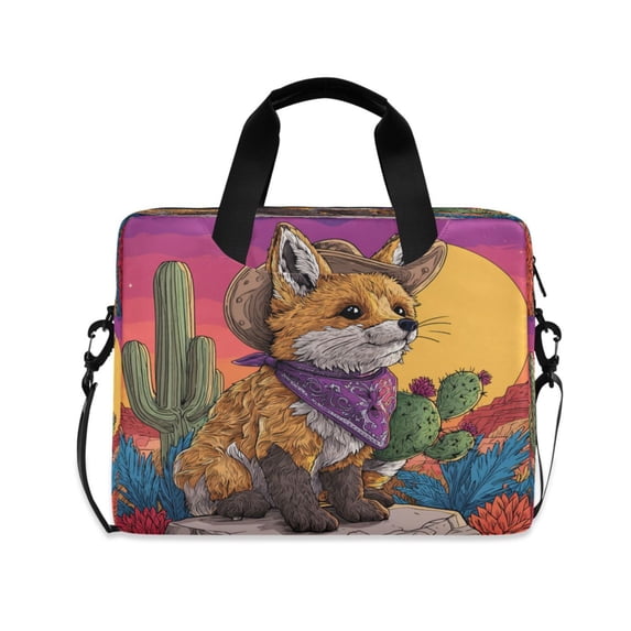 16" Laptop Briefcase, Detachable Anti-Slip Shoulder Strap, Multi ...