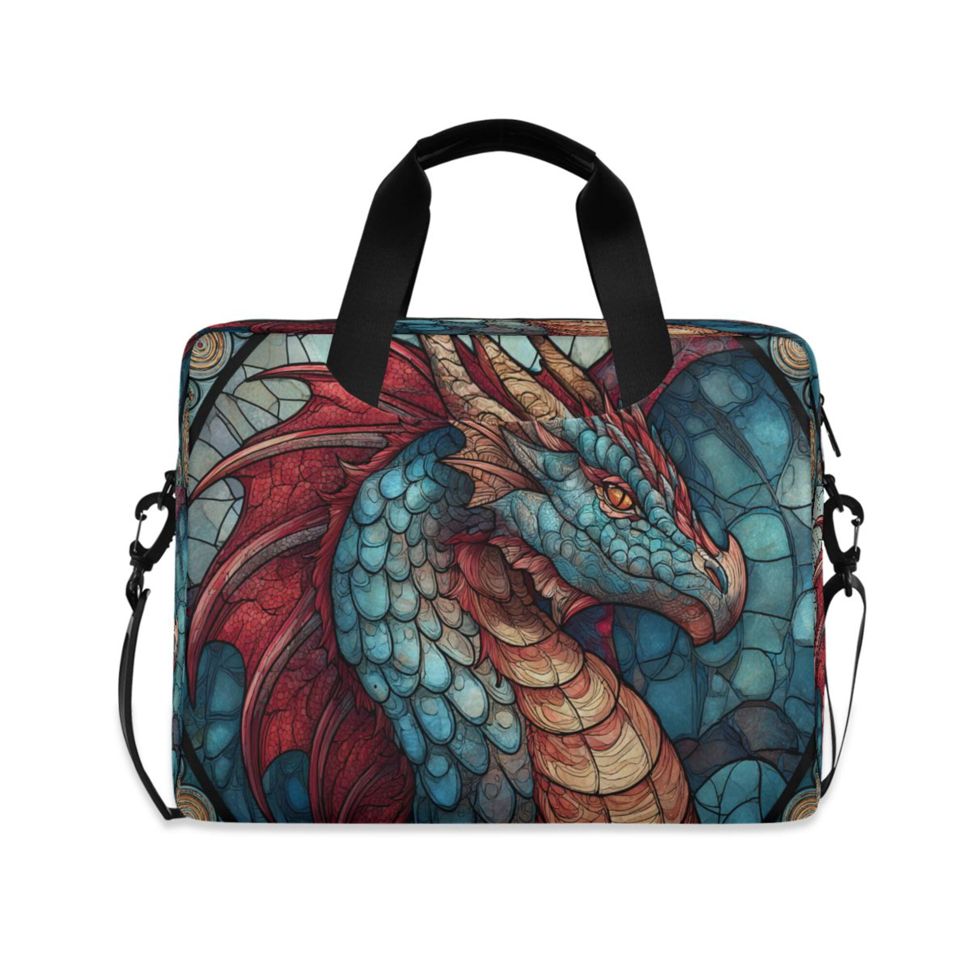 16" Laptop Briefcase, Detachable Anti-Slip Shoulder Strap, Multi ...