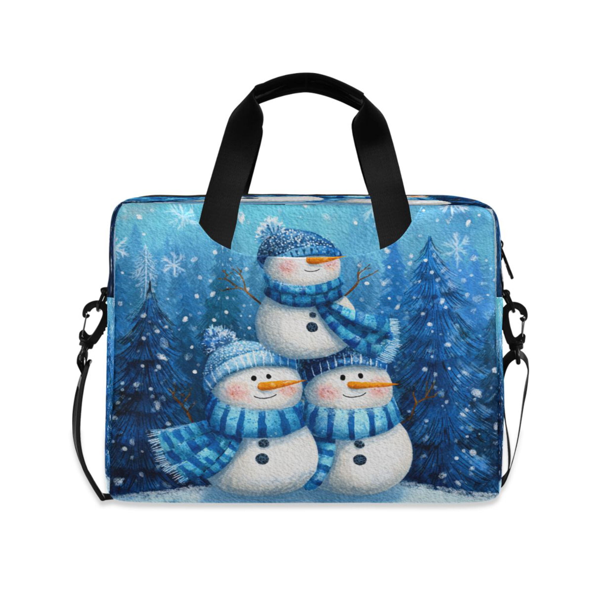 16" Laptop Briefcase, Detachable Anti-Slip Shoulder Strap, Multi ...