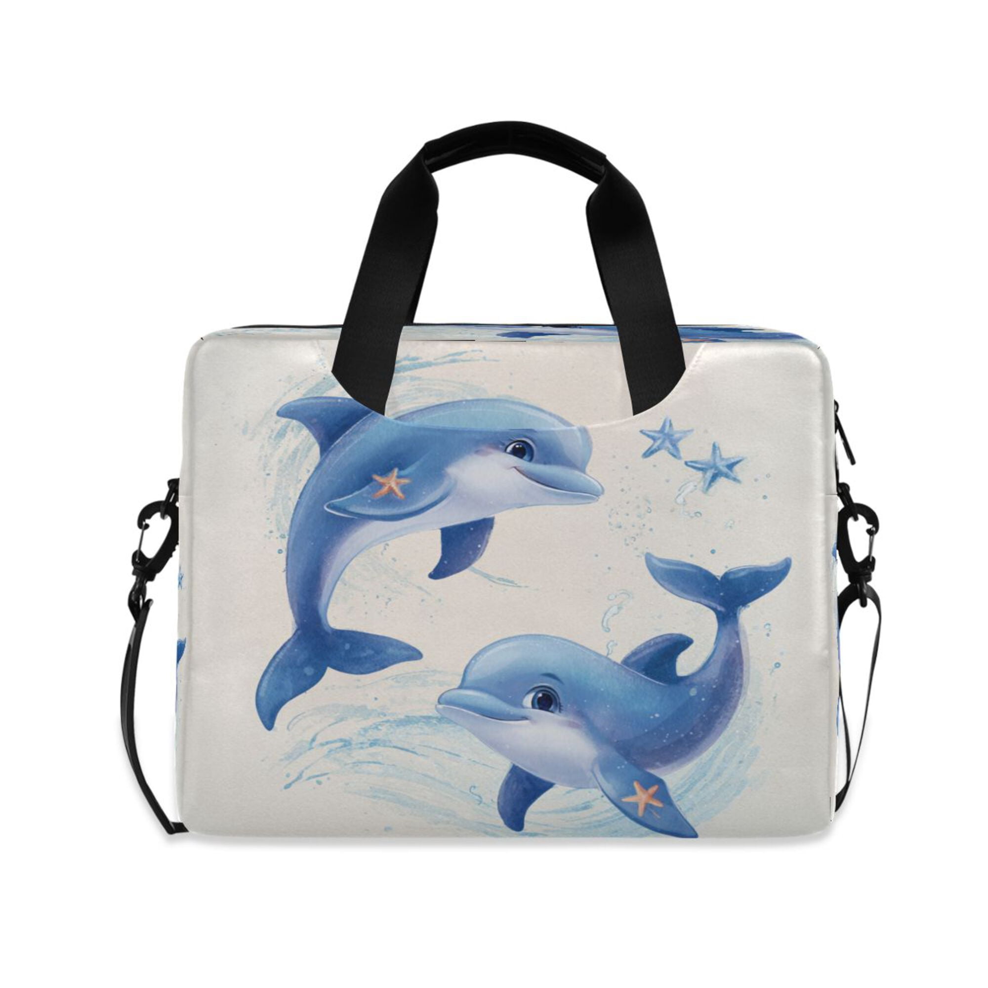 16" Laptop Briefcase, Detachable Anti-Slip Shoulder Strap, Multi ...
