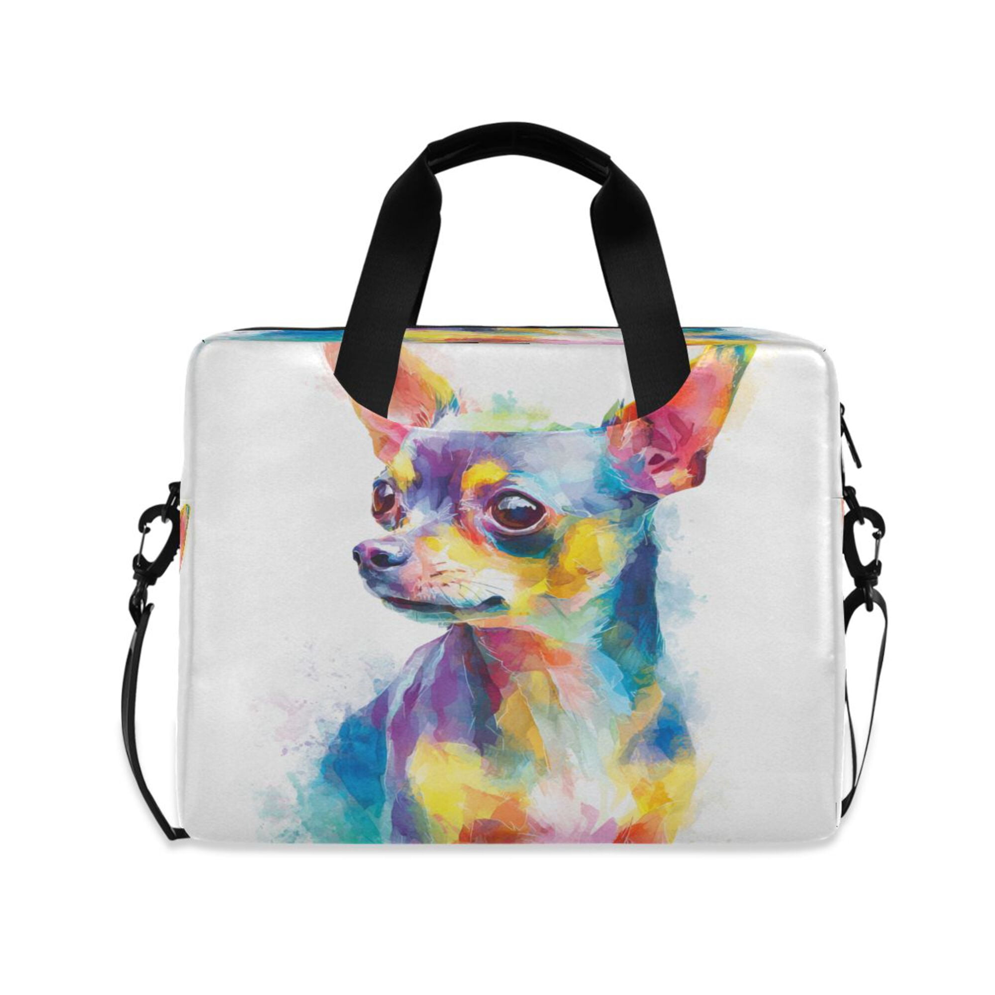 16" Laptop Briefcase, Detachable Anti-Slip Shoulder Strap, Multi ...