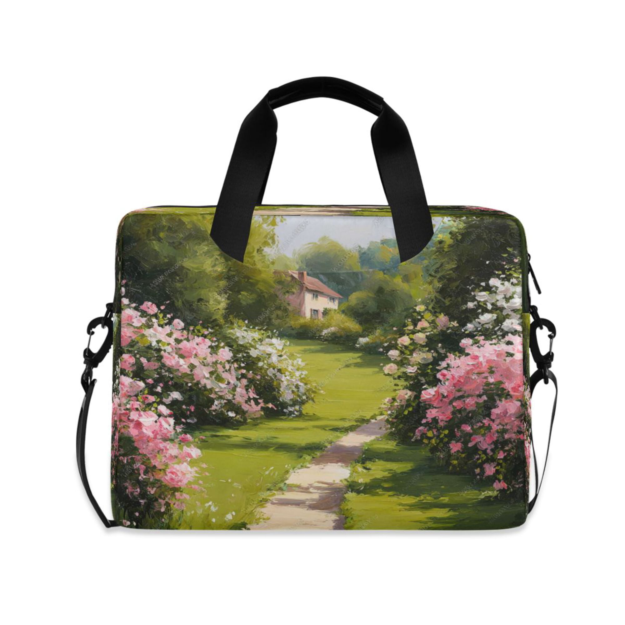 16" Laptop Briefcase, Detachable Anti-Slip Shoulder Strap, Multi ...