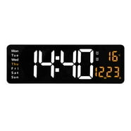 Large Display Digital Wall Clock with Countdown Timer Auto Dimming ...