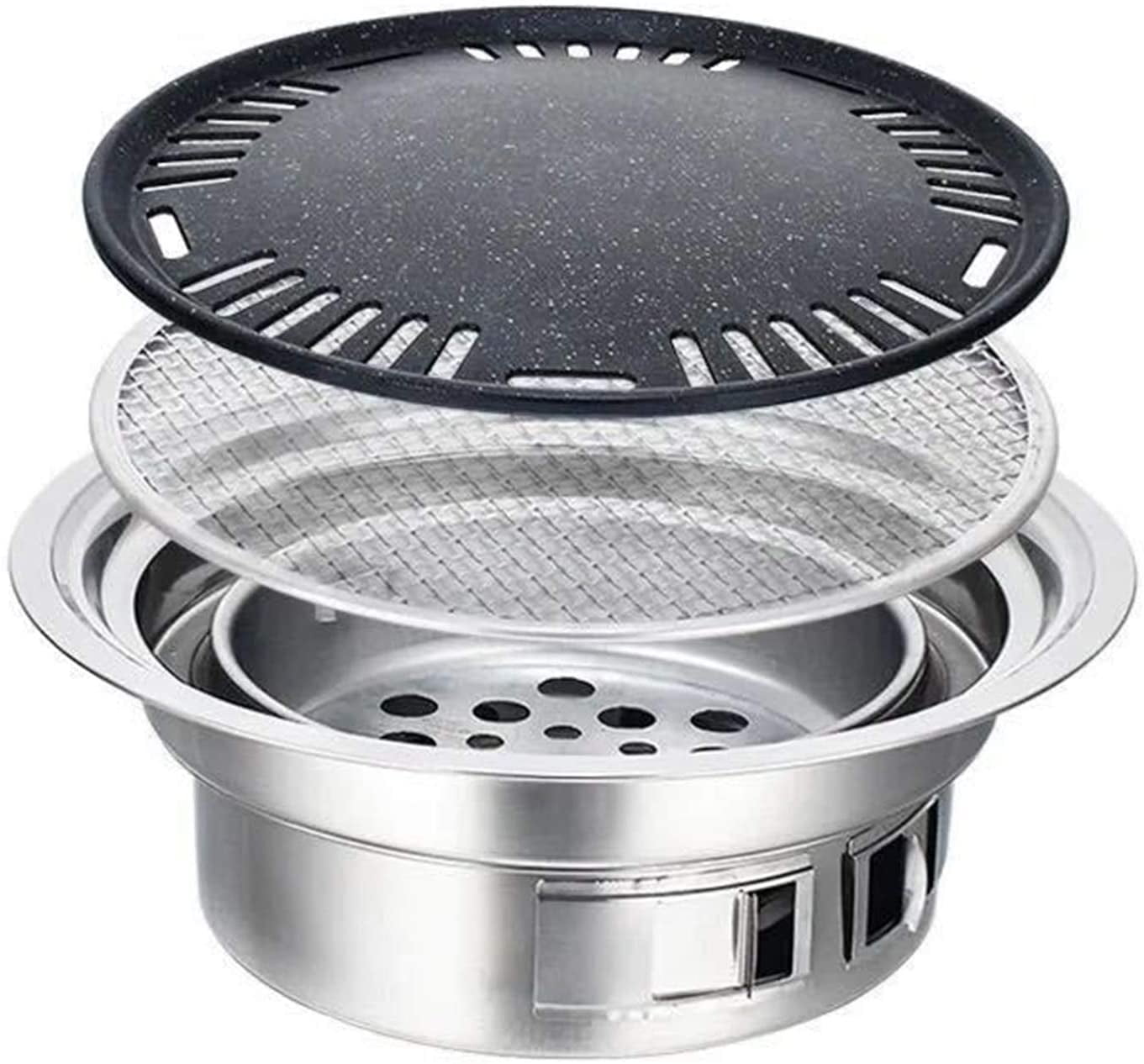 16" Multifunctional Charcoal Barbecue Grill, Korean Barbecue Grill ...