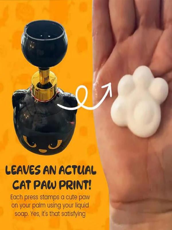 16 OZ Cute Cat Foam Soap Dispenser Cat Pawprint Soap Cats Soaps Foam ...