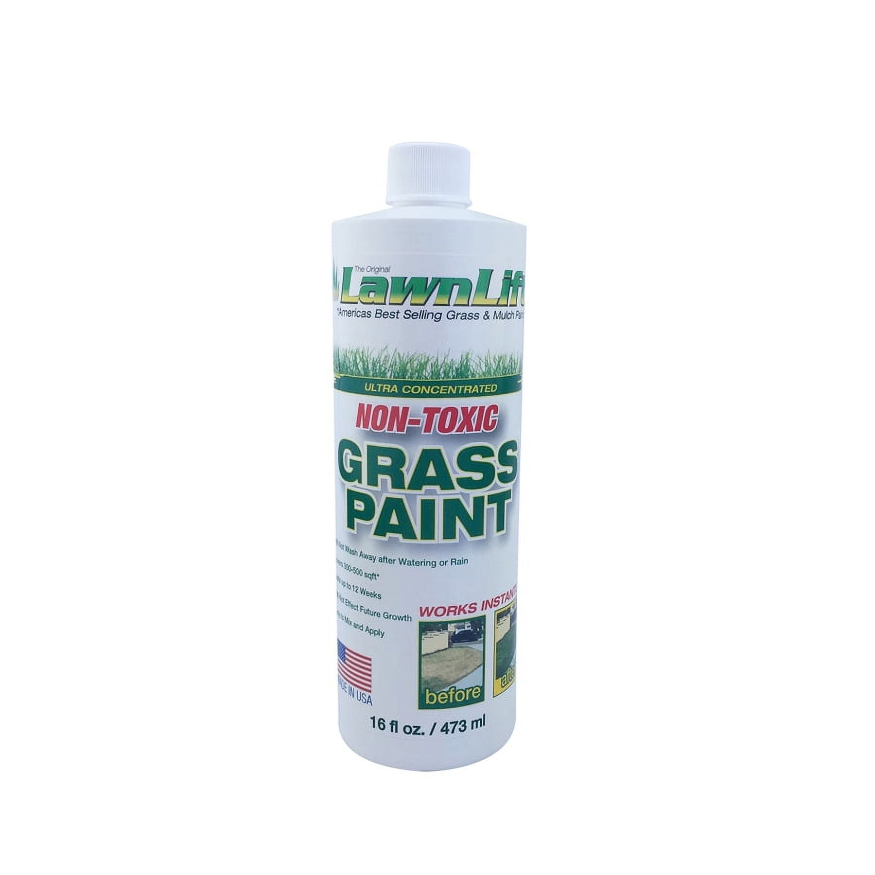 LawnLift 16 Oz. Yard Renew Turf Spray, Grass Paint Concentrate, Covers ...