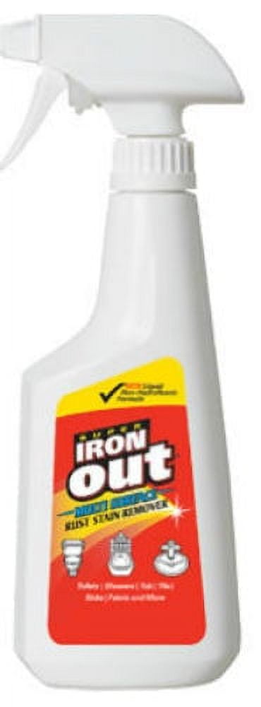 16 OZ, Super Iron Out Liquid Rust Remover, Perfect For Vertical Surfac ...