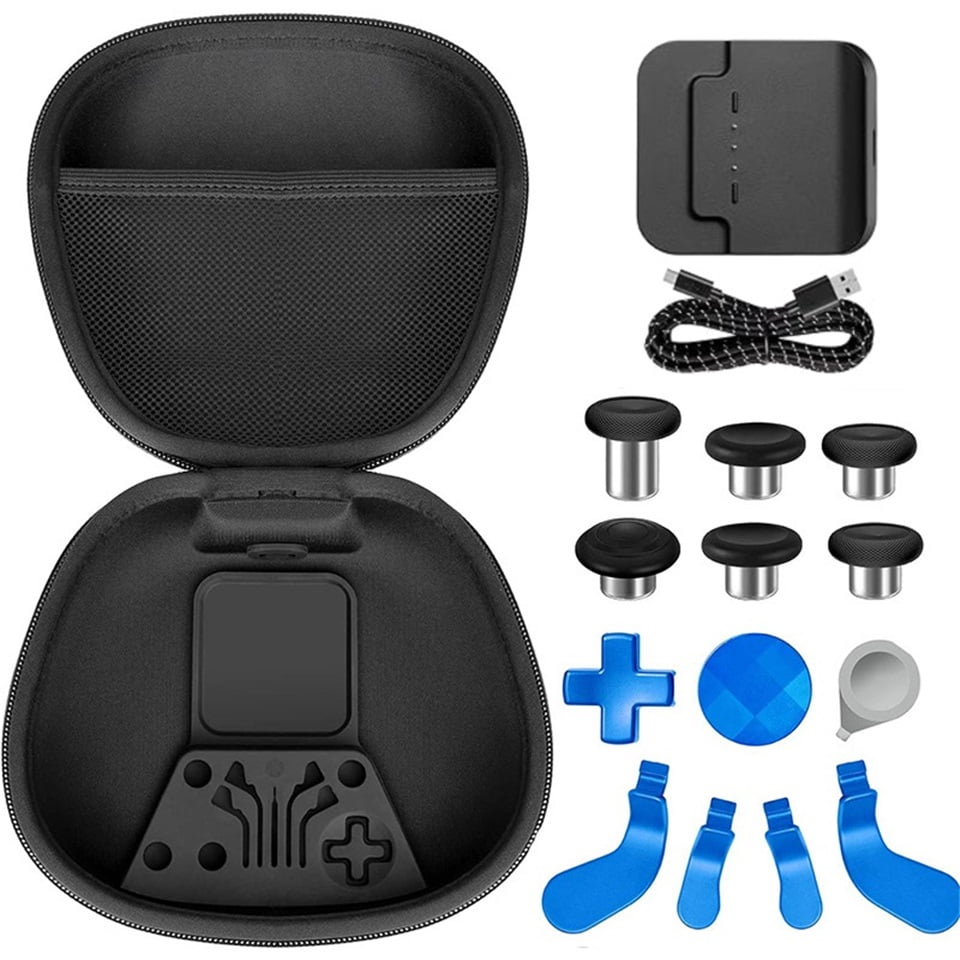 16 PCS Complete Component Pack for Xbox Elite Controller Series 2 Core，Accessories Include 1 ...