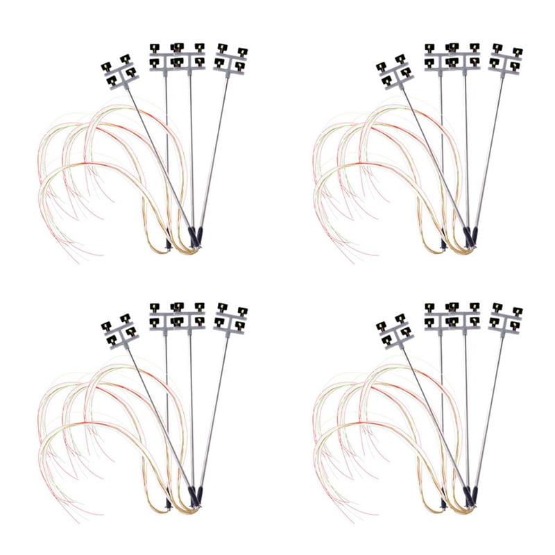 16 PCS HO Scale Model Lighting Tower,Tower Lights Model Lights Layout ...
