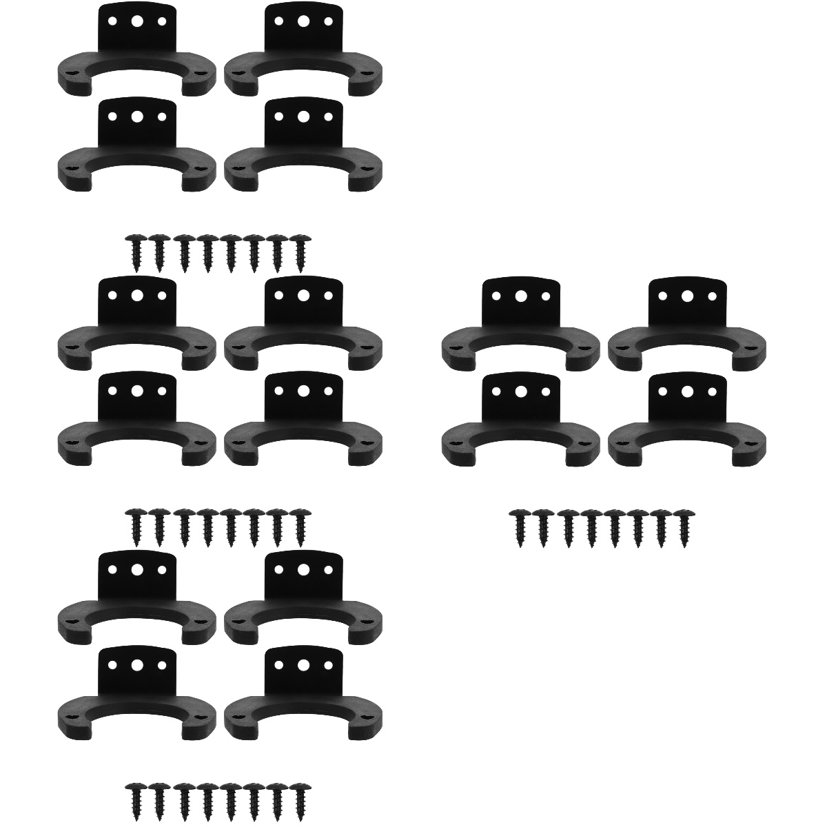 16 PCS Microphone Hook Metal Silicone Wall Mount Mic Clamp Stand ...