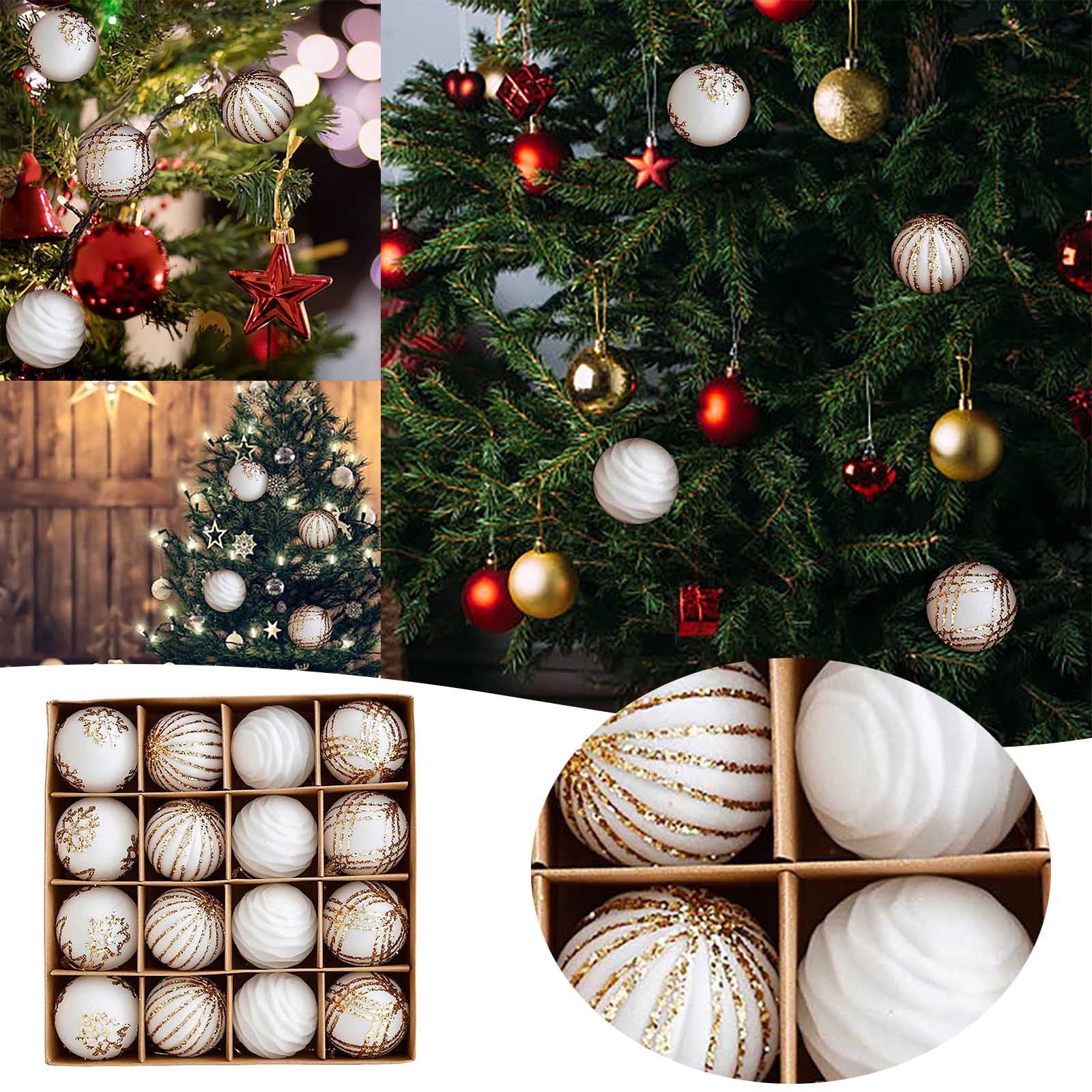 16 PCS Mini Christmas Ornaments for Mini Tree - 3cm/1.18" Christmas ...