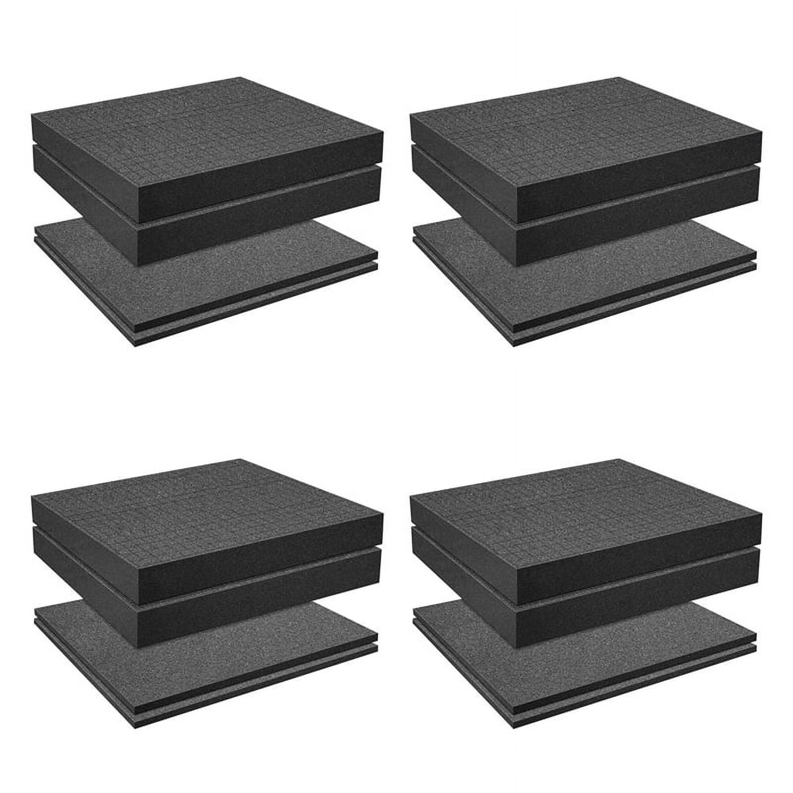 16 PCS Pick Apart Foam Insert Pluck Pre Square Sheet with Bottom Use ...