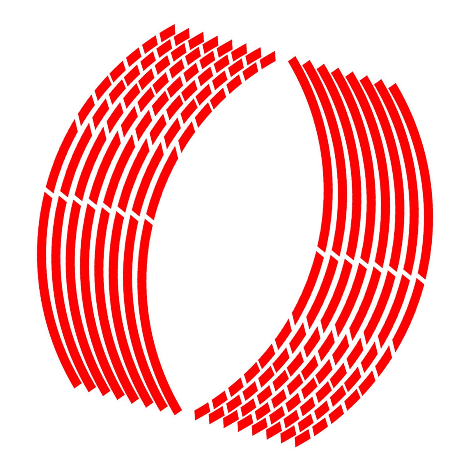 16 PCS Reflective Car Wheel Rim Decals DIY Personalised Car Wheel ...