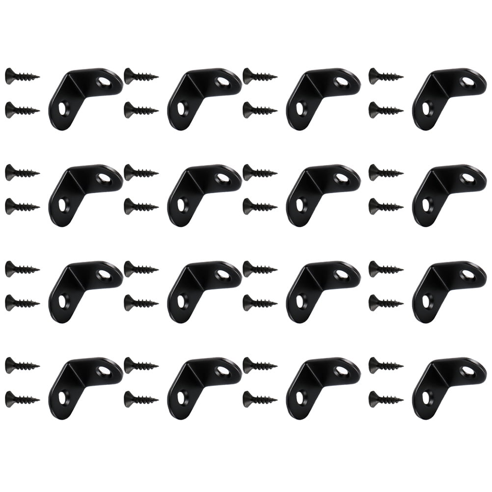 16 PCS Right Angle Bracket Corner Code Heavy-duty Corner Brace ...