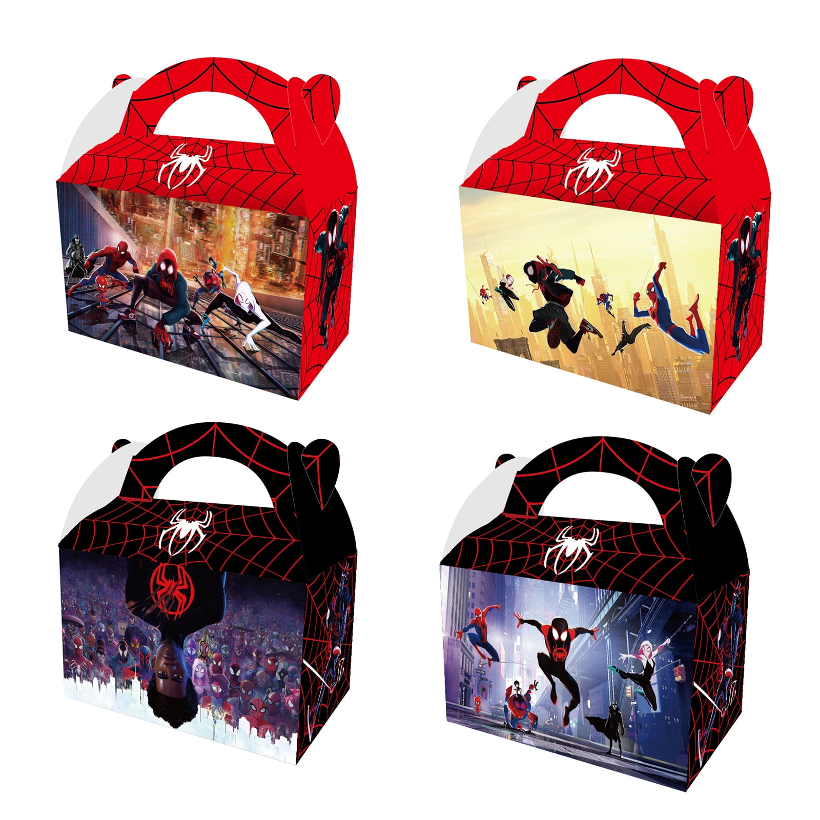 16 PCS Spider Man Miles Party Decorations, Spider Man Party Favors ...