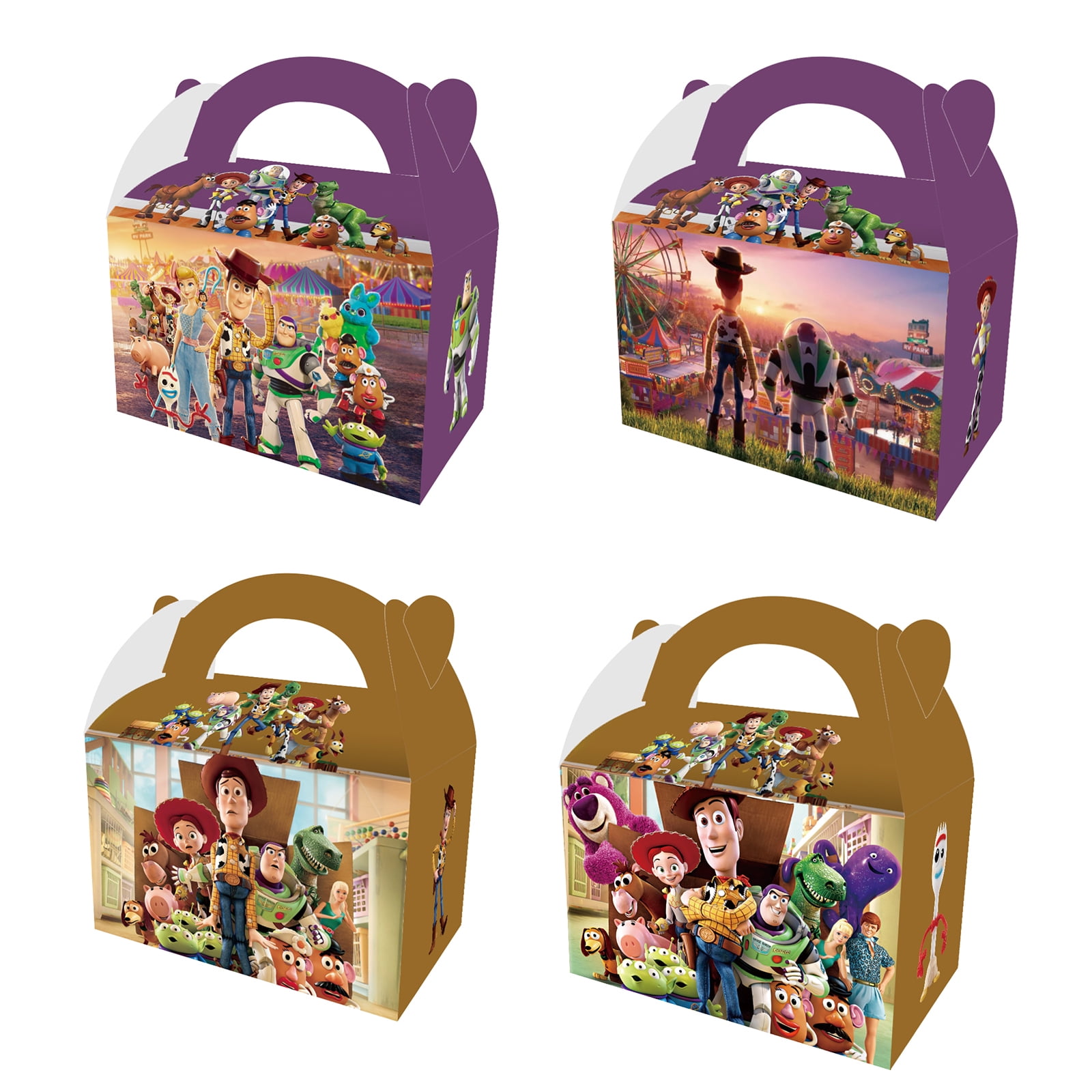 16 Pcs Toy Party Favor Boxes, Toy Goodies Boxes Treat Boxes for Baby ...