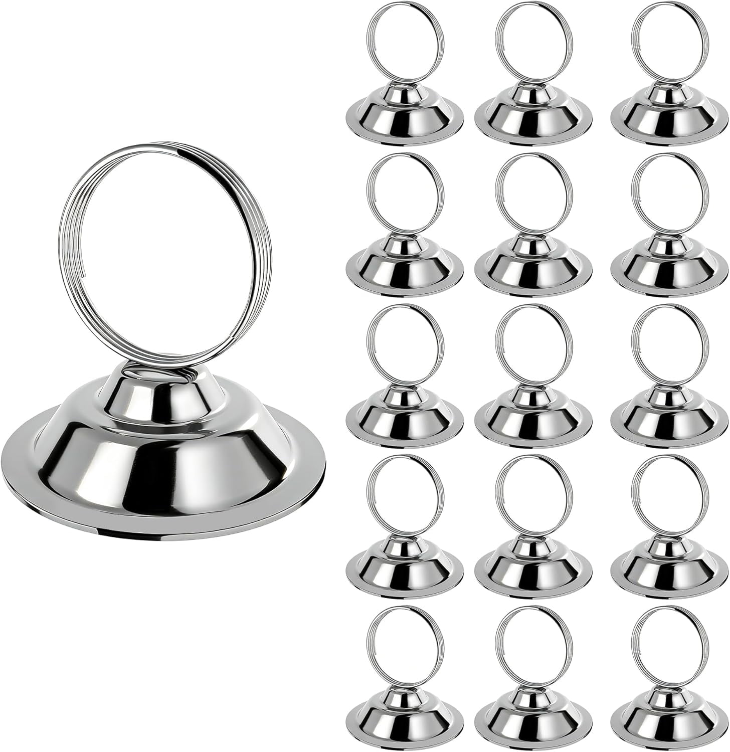 16 PK Table Card Holder Place Card Holders Steel Card Holders for ...