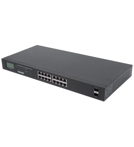 16 PORT GIGABIT POE+ LCD Switches - Walmart.com