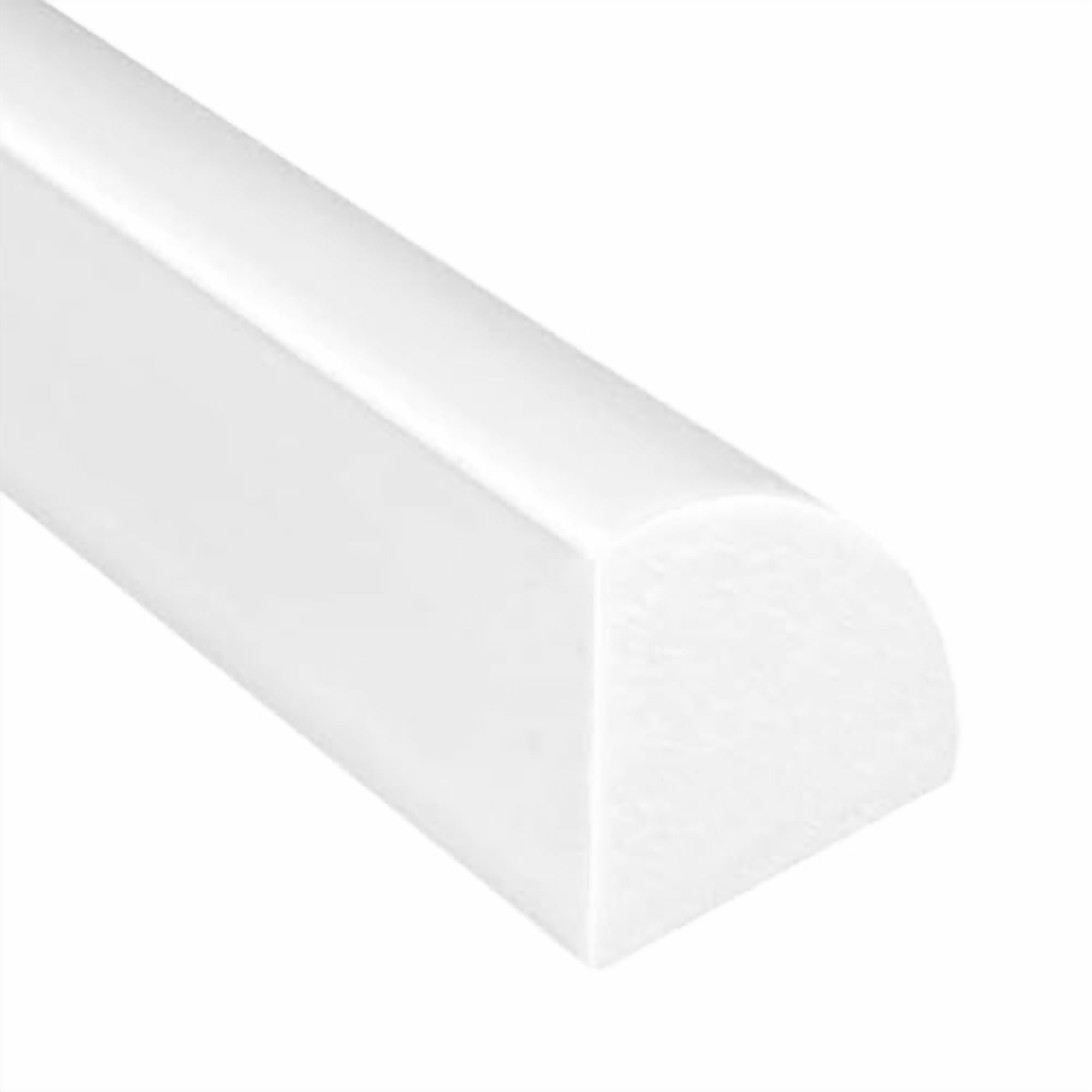 16-Pack 0.75" White PVC Quarter Round – Rigid Trim (non-foam) for ...