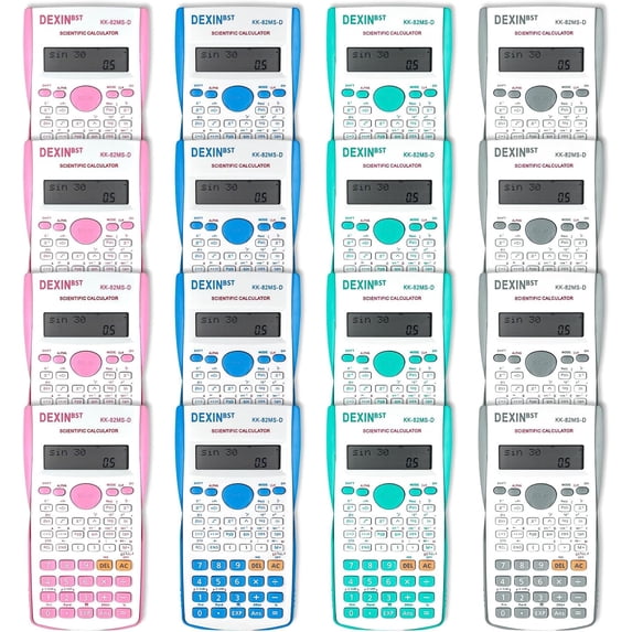 16 Pack 2 Line Engineering Scientific Calculators Bulk Calculator Pack ...