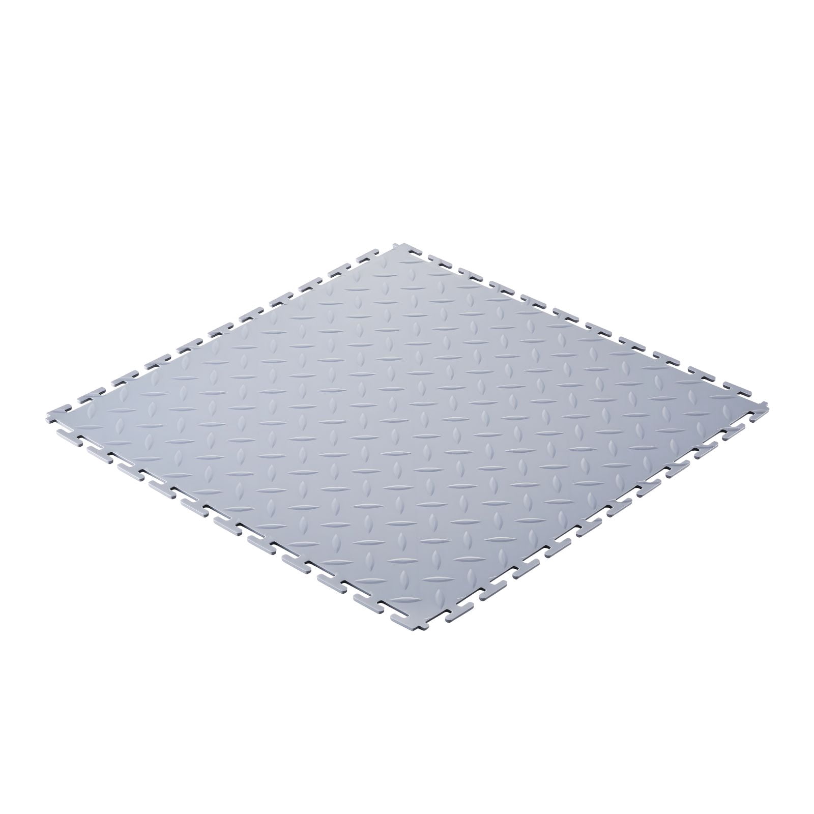 16 Pack 20.2x20.2x0.2in Interlocking rhombus Plate Garage Tiles, Non ...