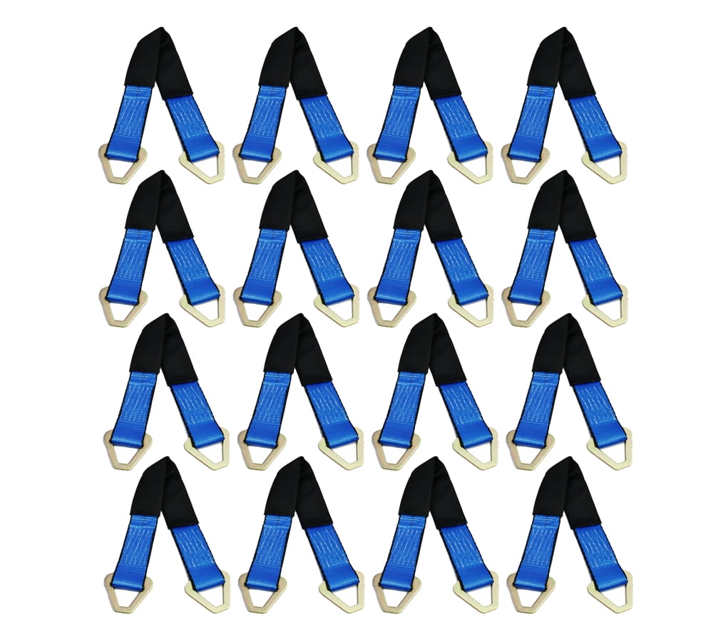 (16 Pack) 24" HD Axle Straps Car Hauler Tow Truck Wrecker Wheel Tie ...