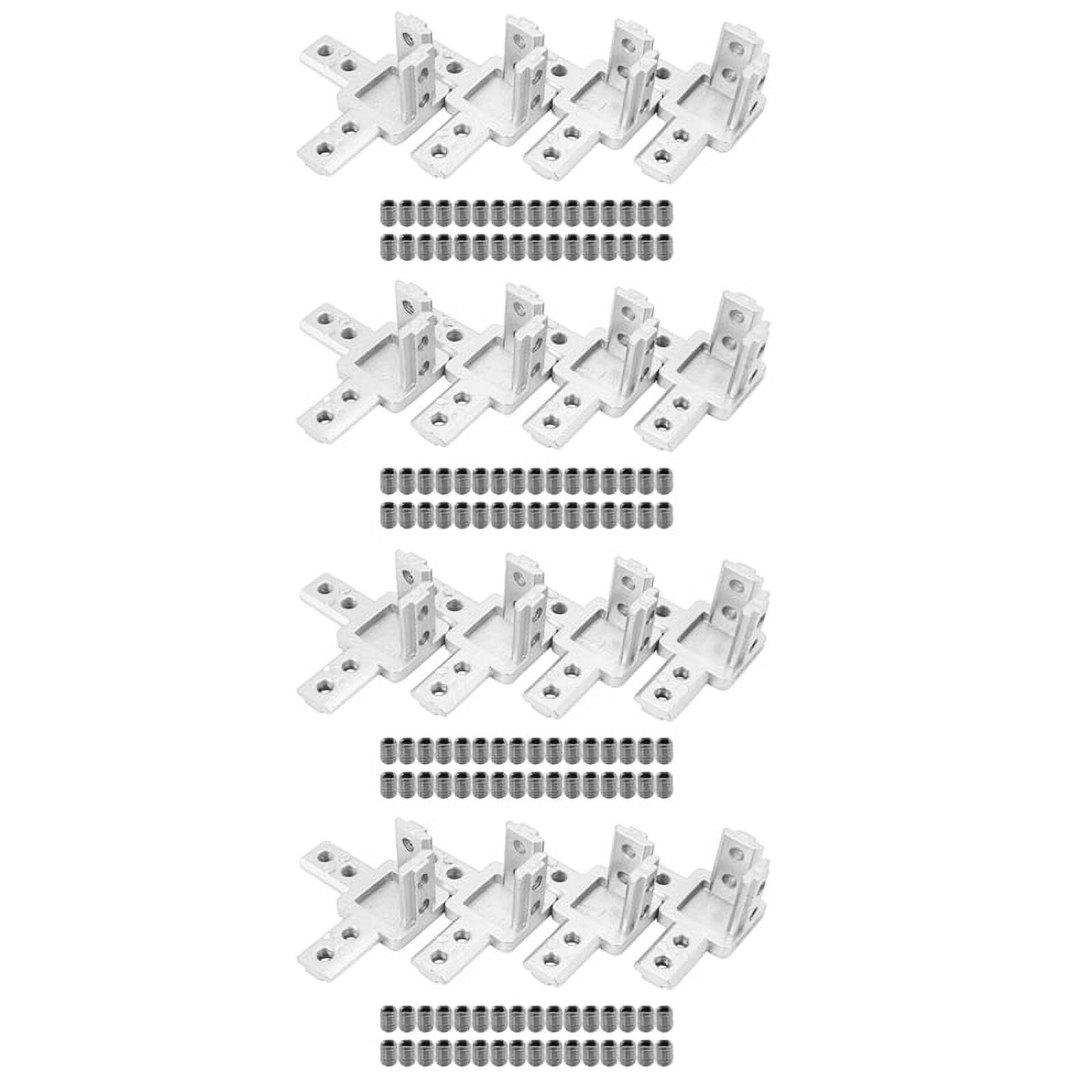 16-Pack 3030 Series 3-Way End Corner Bracket Connector,with Screws for ...