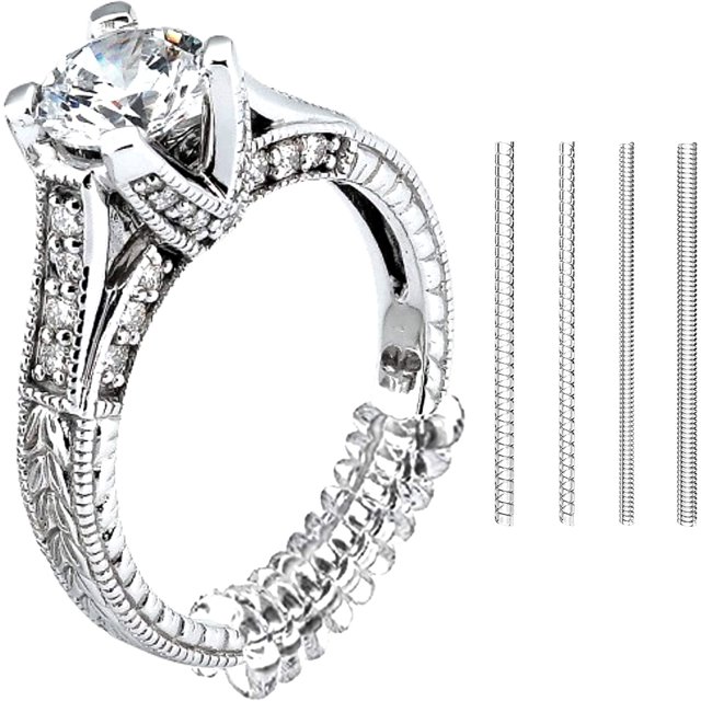 16 Pack 4 Sizes Transparent Ring Guards Fitter, Invisible Ring Size ...