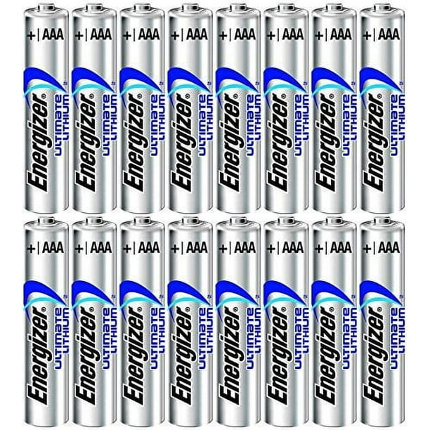 16 aaa 1.5v energizer ultimate lithium fr03 fresh batteries - Walmart ...