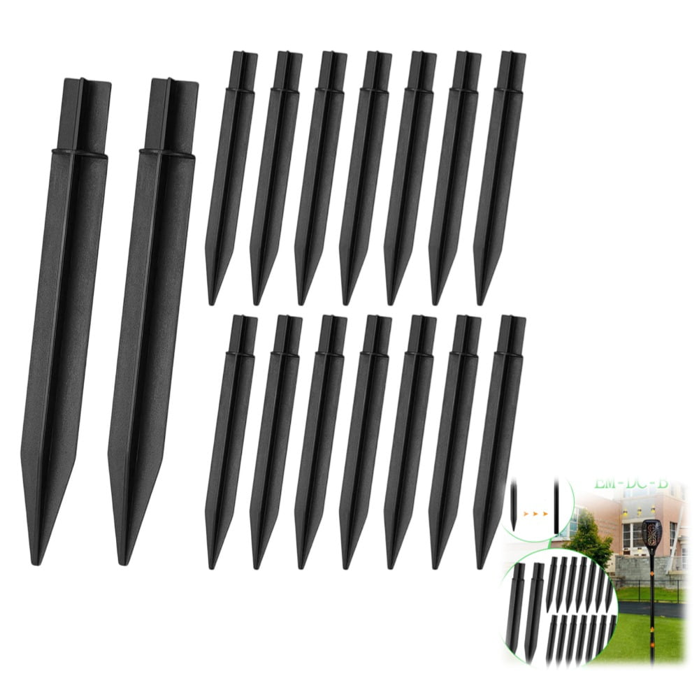 16-Pack ABS Ground Spikes (Only Fit for Pole of 0.83" Inside Diameter ...