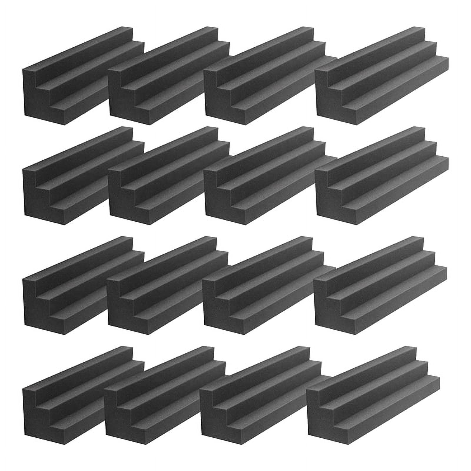 16 Pack Acoustic Foam Panels, Acoustic Trap Corner Block, Sound ...